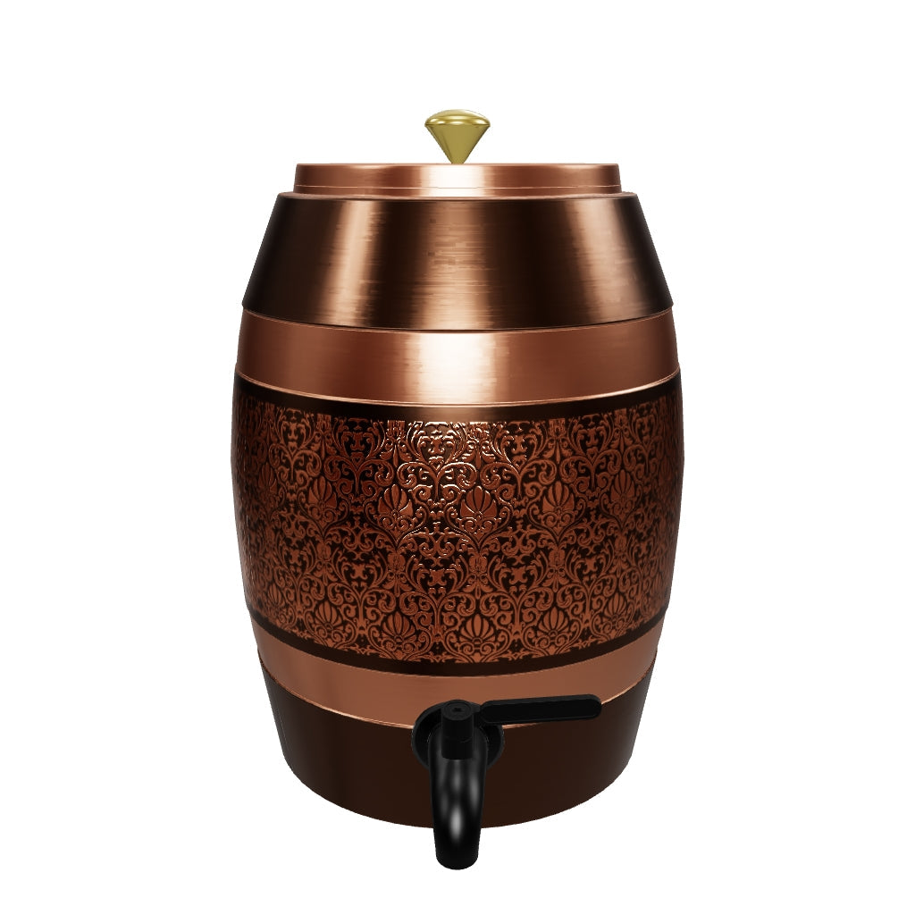 Pure Copper Decorative Water Tank - 5 Liters – LA'FORTE